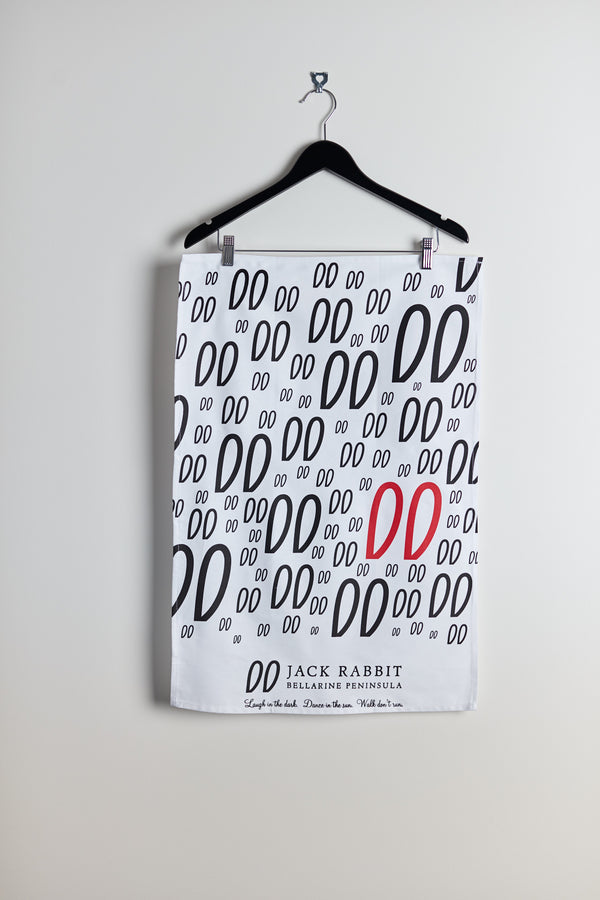 Jack Rabbit Tea Towel - Jack Rabbit Vineyard